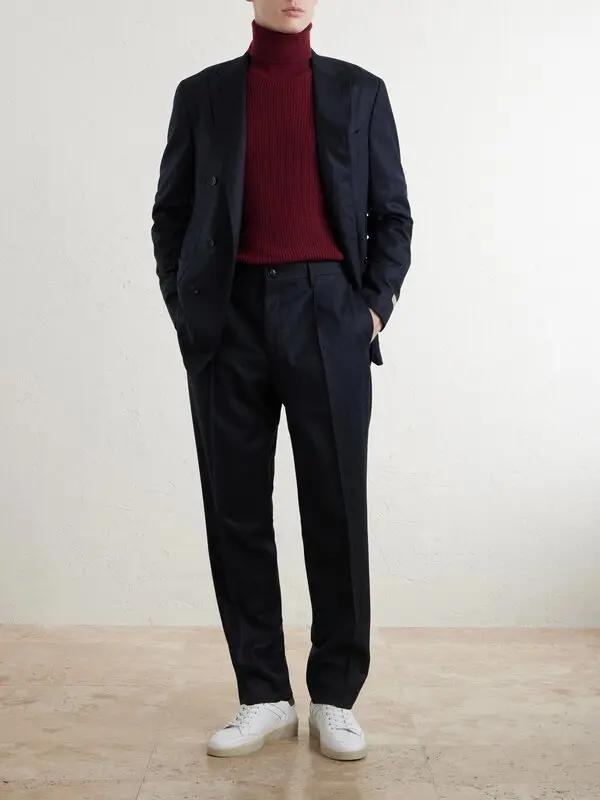 Canali Straight-leg Wool Trousers