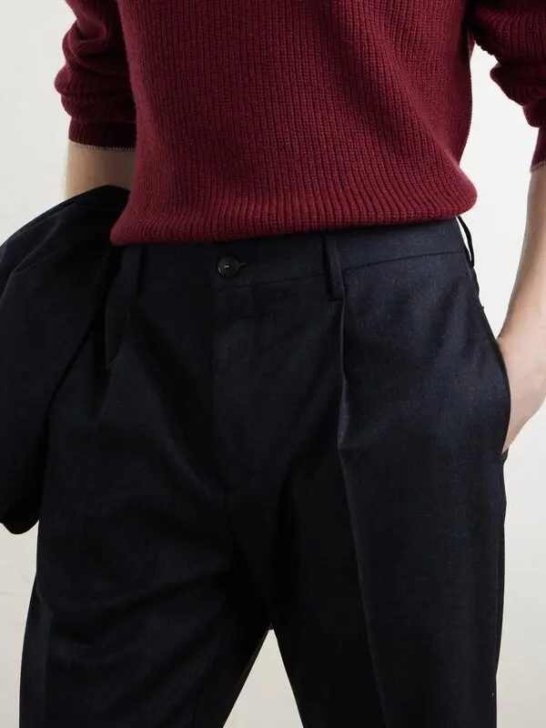 Canali Straight-leg Wool Trousers