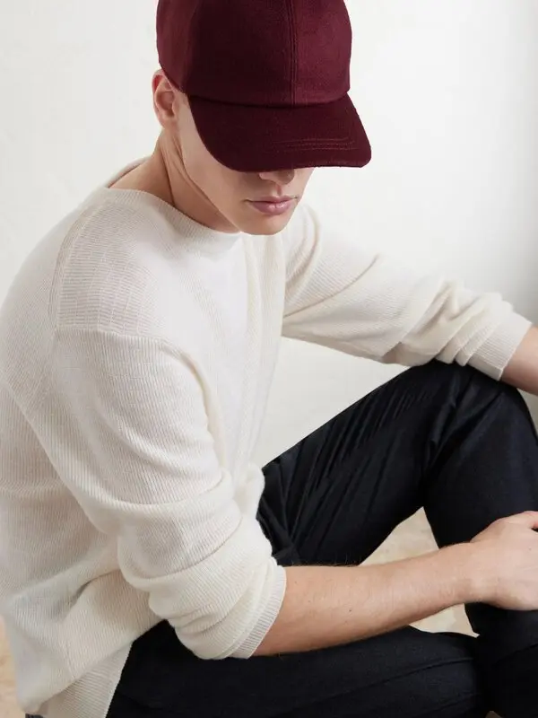 Canali Wool And Cashmere-blend Sweater - Neutrals