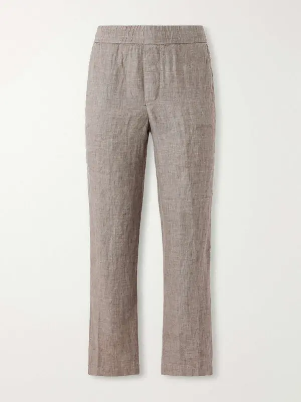 JAMES PERSE Straight-leg Linen Suit Trousers