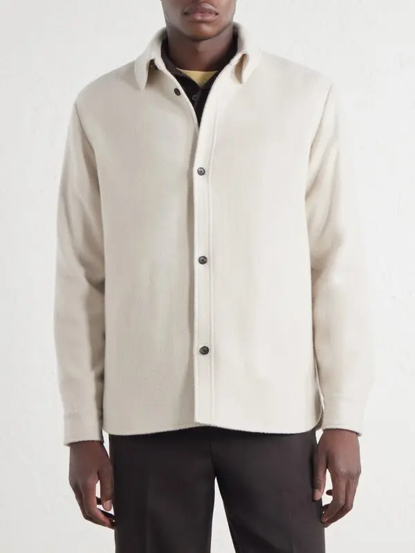 Mr P. Herringbone Cashmere Overshirt