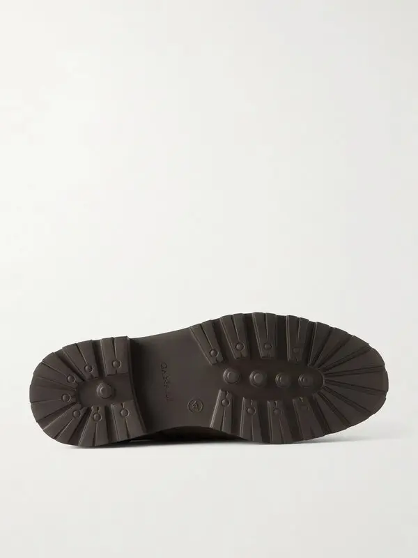 Canali Nubuck Derby Shoes