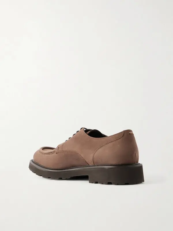 Canali Nubuck Derby Shoes