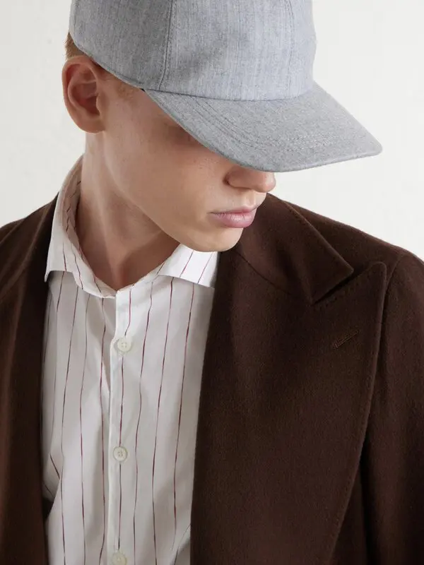Canali Striped Cotton-poplin Shirt