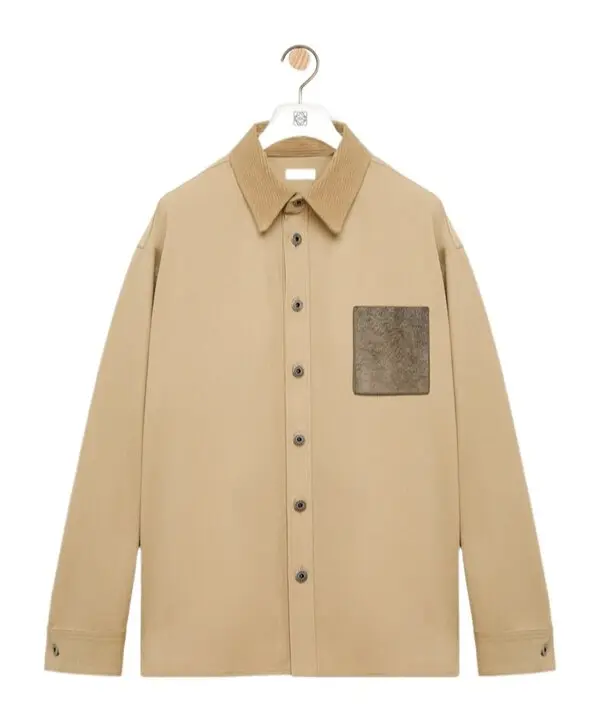 Loewe Contrast Patch Jacket - Light Brown
