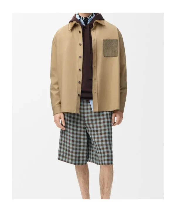 Loewe Contrast Patch Jacket - Light Brown