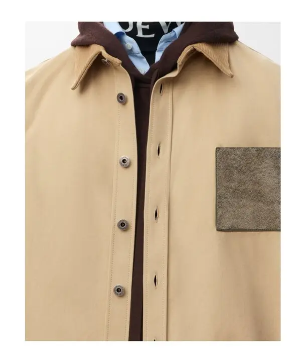 Loewe Contrast Patch Jacket - Light Brown