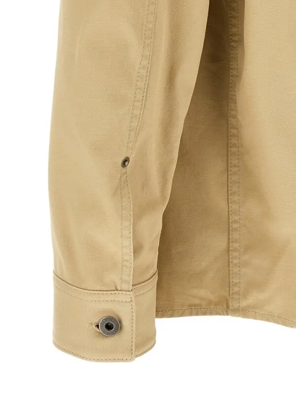 Loewe Contrast Patch Jacket - Light Brown