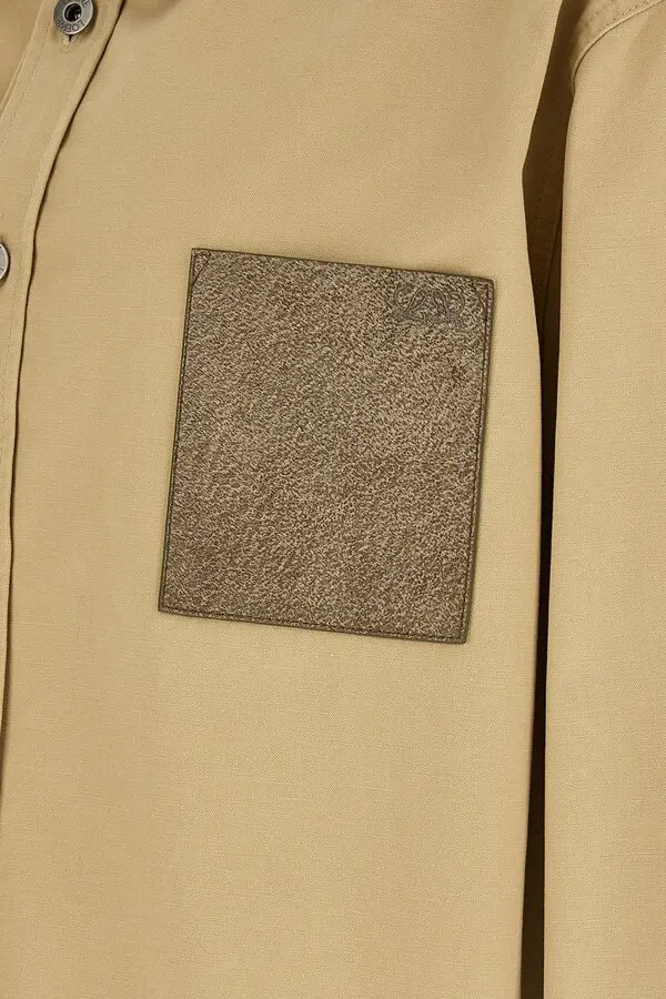 Loewe Contrast Patch Jacket - Light Brown