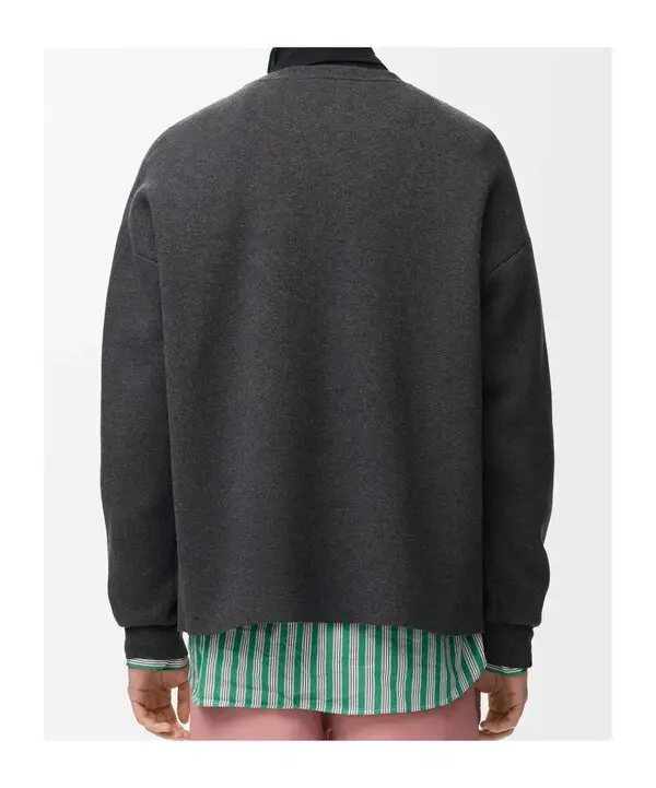 Loewe Anagram Patch Pocket Sweater - Gray/black