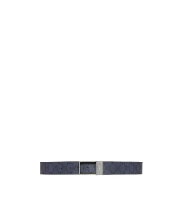 Gucci Engraved-logo Buckle-fastening Belt