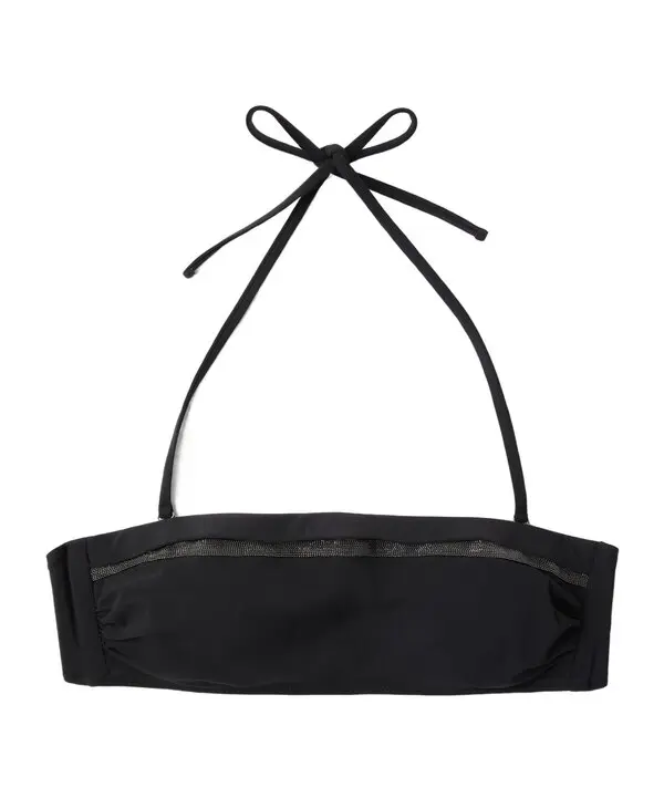 Brunello Cucinelli Monili Chain-embellished Bikini Top