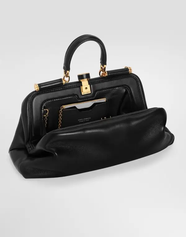 Dolce & Gabbana Logo Stamp Tote Bag - Black