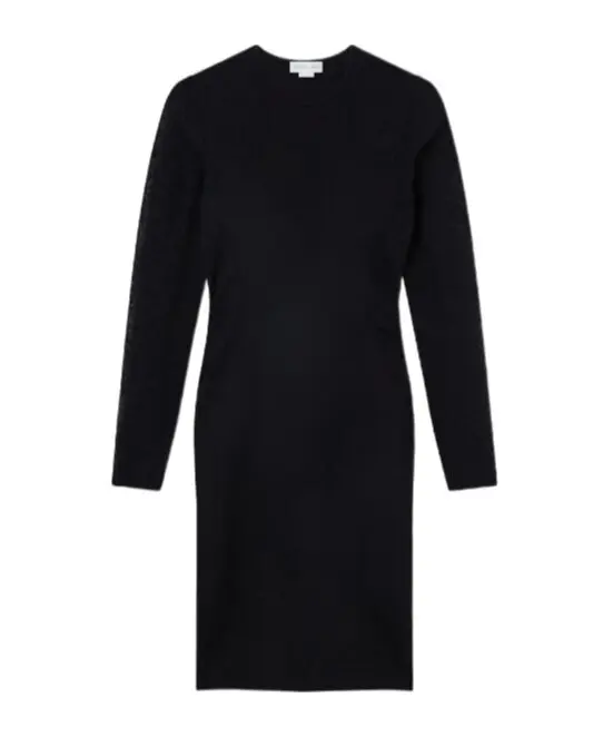 Stella McCartney Miracle Long-sleeve Dress - Black