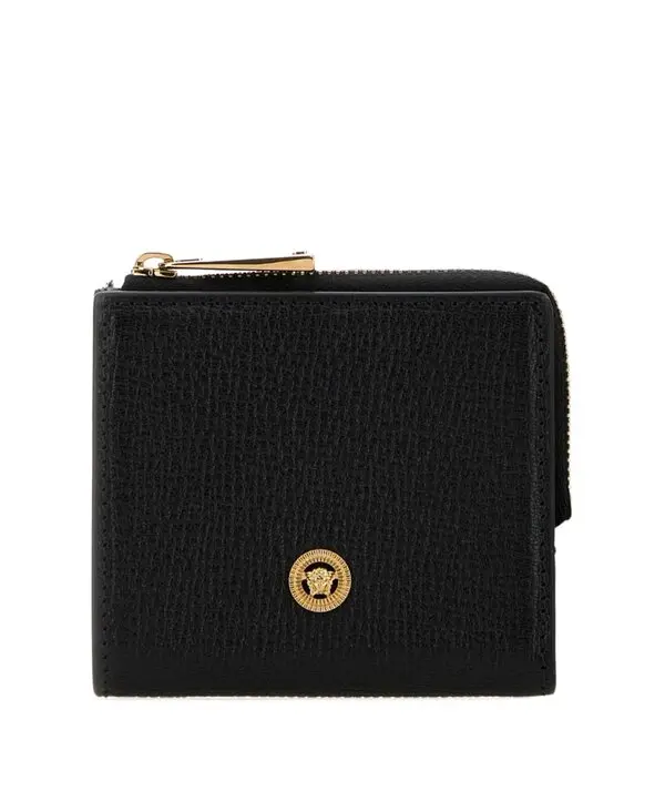 Versace Medusa Biggie Bi-fold Wallet - Black