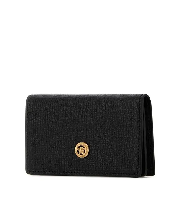 Versace Medusa Biggie Leather Card Holder