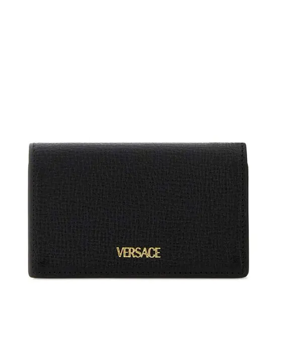 Versace Medusa Biggie Leather Card Holder