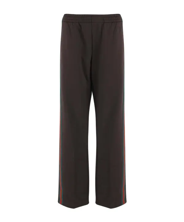 Gucci Elastic Waist Sports Pants With Signature Webbing