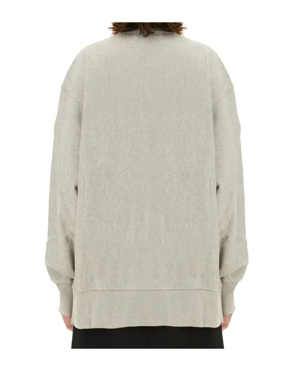 Stella McCartney Logo Printed Half-buttoned Sweatshirt