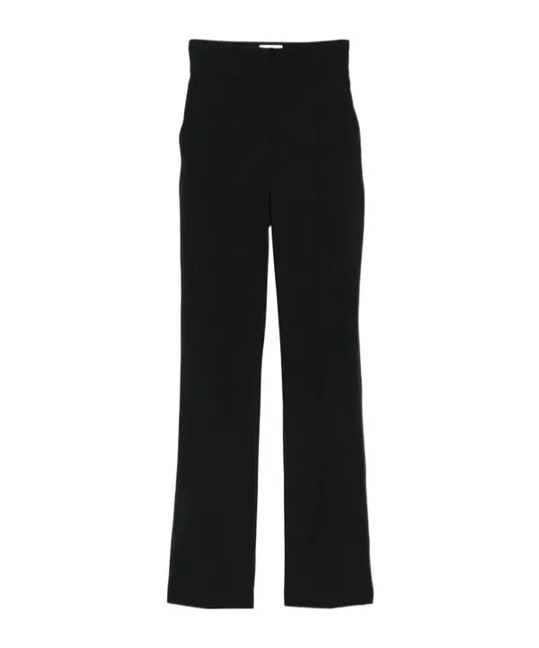 Elisabetta Franchi Pleated Casual Trousers - Black