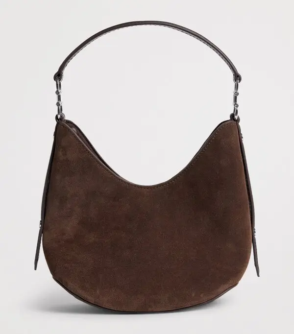 Harrods Small Suede Shoulder Bag