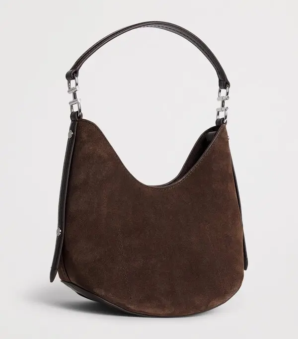 Harrods Small Suede Shoulder Bag