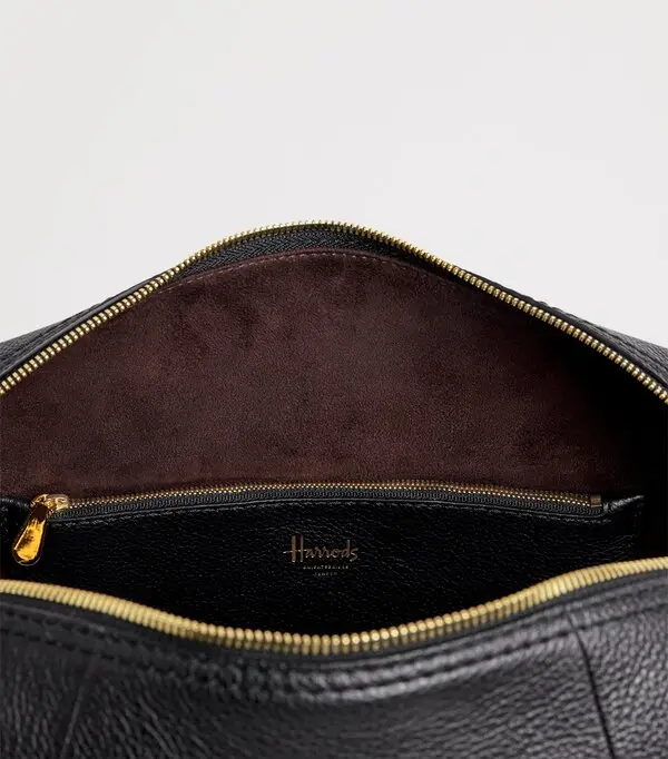 Harrods Medium Leather Wren Shoulder Bag