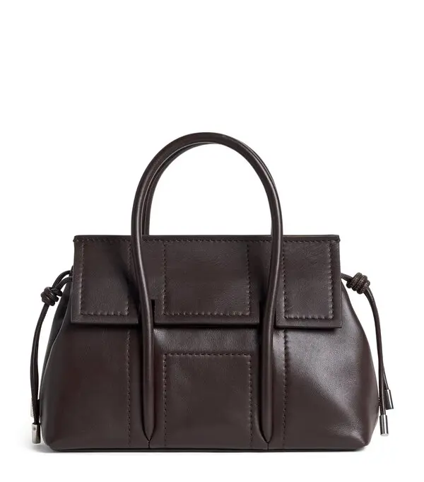 Harrods Small Leather Marcie Shoulder Bag