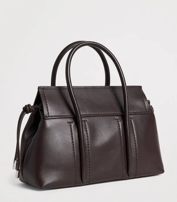 Harrods Small Leather Marcie Shoulder Bag