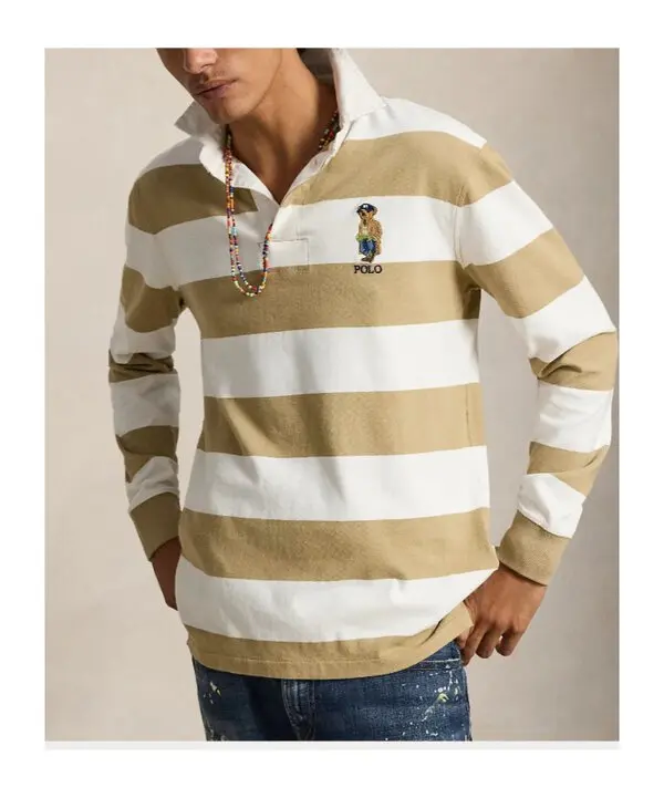 Polo Ralph Lauren Polo Bear Stripe Polo Shirt