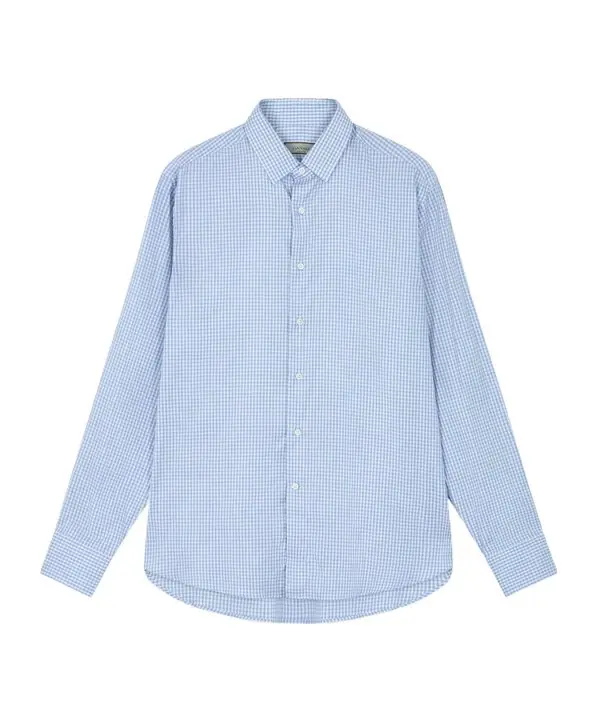 Canali Plaid Shirt - Blue