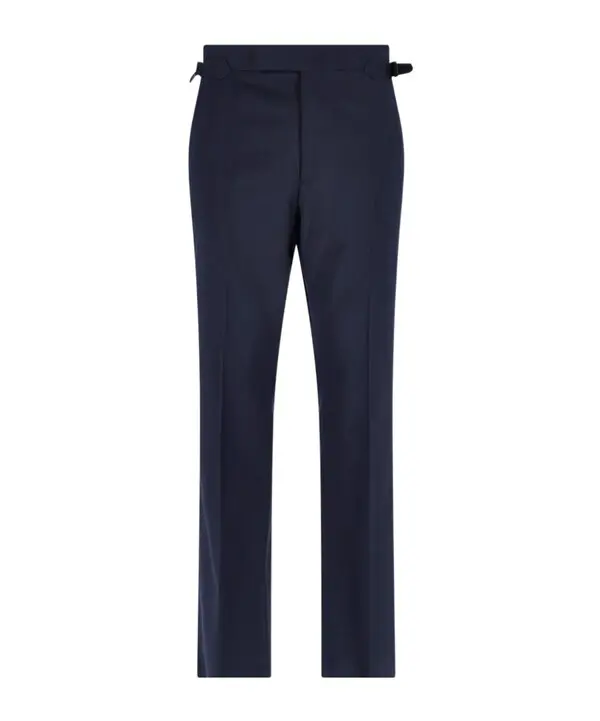 VIVIENNE WESTWOOD High Waist Straight Leg Trousers - Black