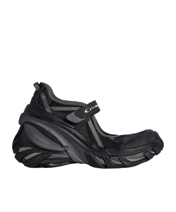 Balenciaga Hydra Mary Jane Sneaker - Black