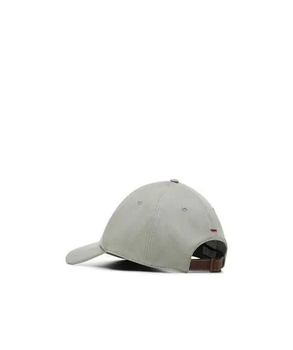 Brunello Cucinelli Logo Embroidered Baseball Cap - Gray