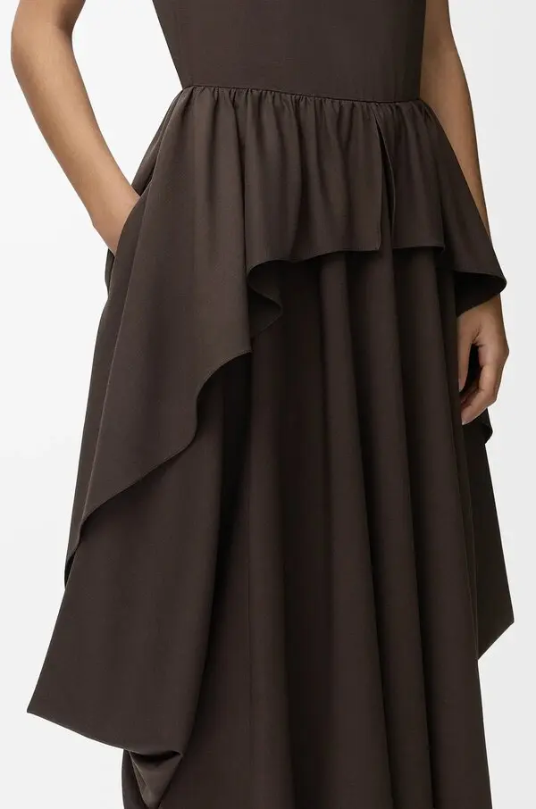 Loewe Asymmetric Ruffled Dress