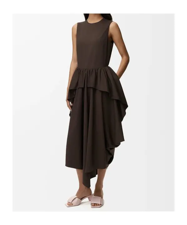 Loewe Asymmetric Ruffled Dress
