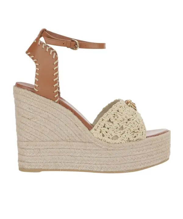 Versace La Medusa Wedge Sandals