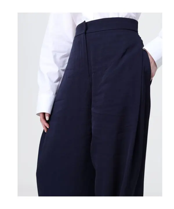 Emporio Armani Pleated Straight-leg Pants
