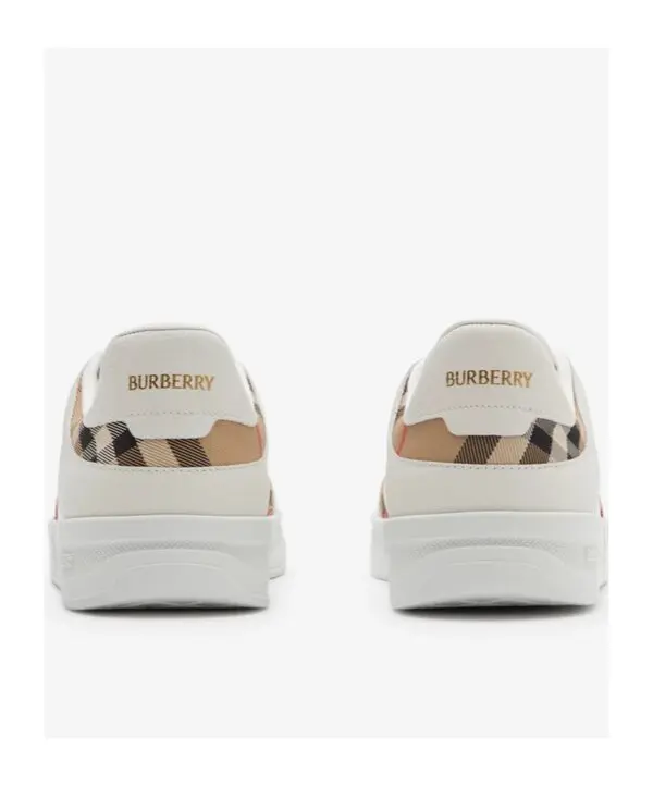 Burberry Leather And Nylon Harrow Sneakers