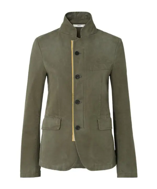 Fendi Cotton Drill Jacket - Green