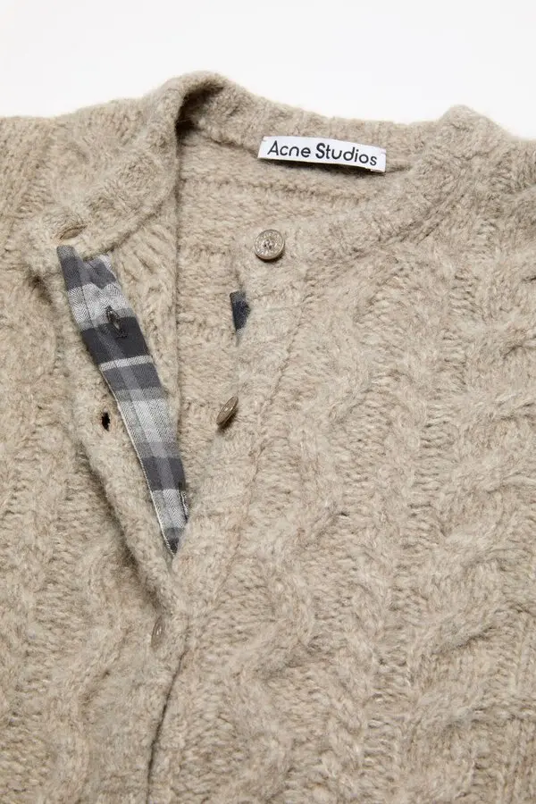 Acne Studios Cable Knit Cardigan
