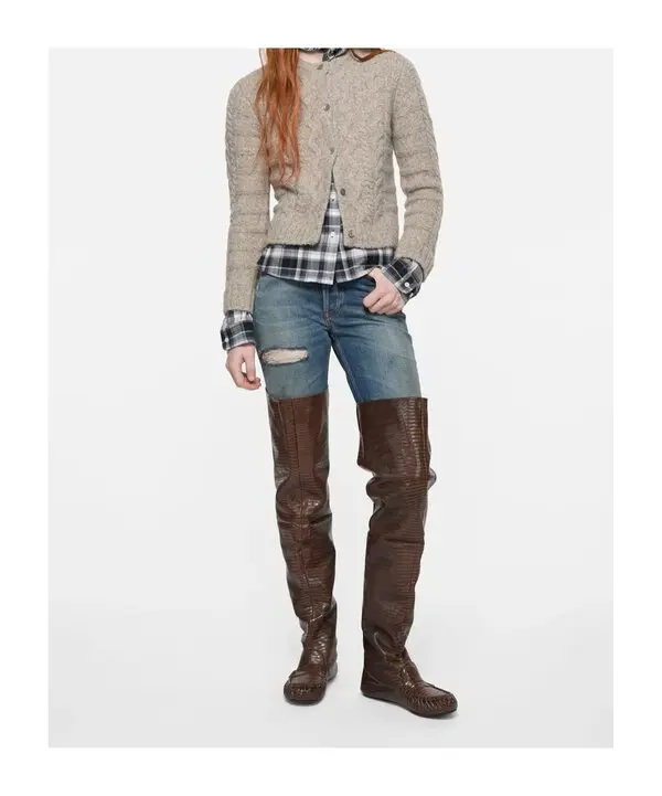 Acne Studios Cable Knit Cardigan