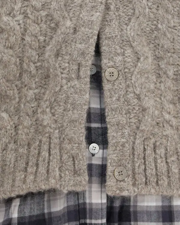 Acne Studios Cable Knit Cardigan
