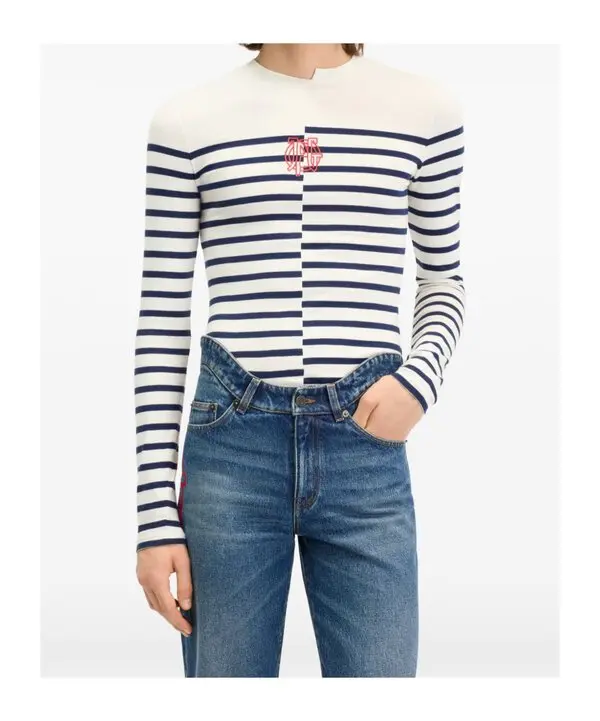 JEAN PAUL GAULTIER Striped Long-sleeved Knitwear
