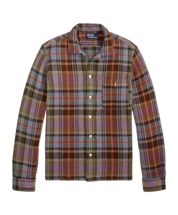 Polo Ralph Lauren Plaid Waffle Shirt
