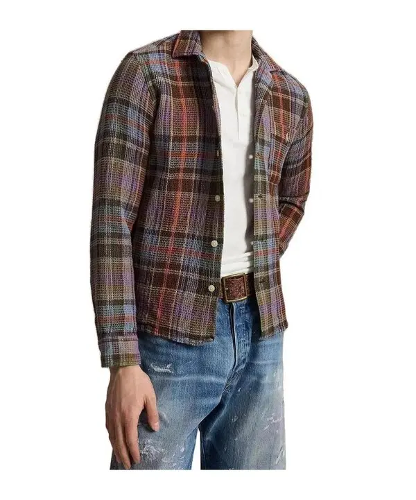 Polo Ralph Lauren Plaid Waffle Shirt