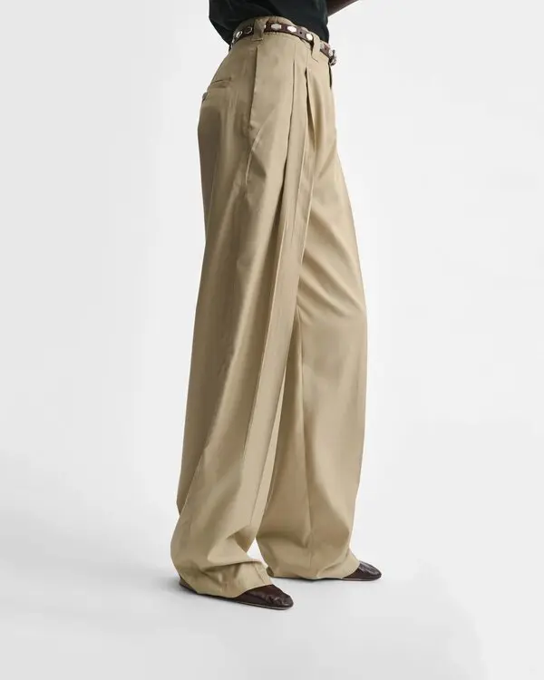 Phoebe Philo Casual Pants With Belt Loops