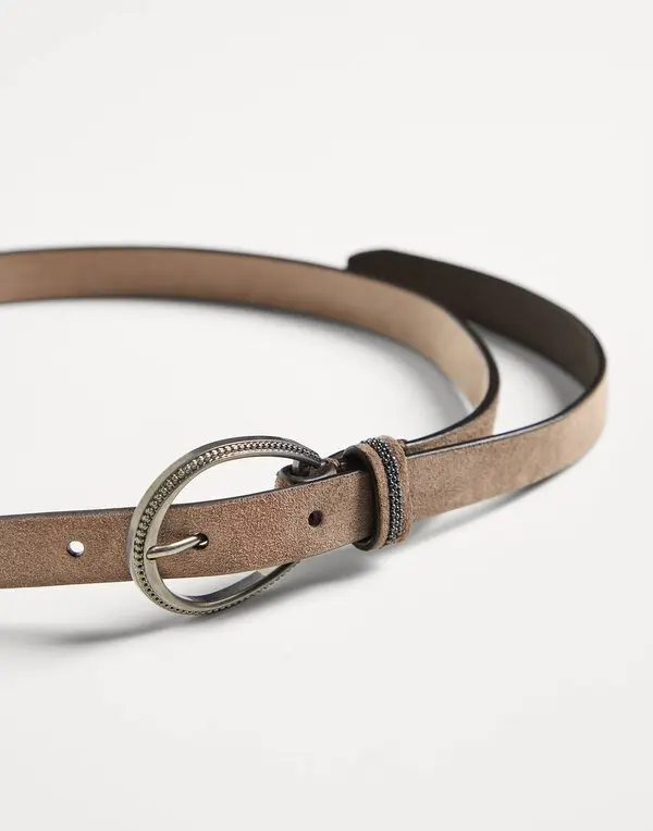 Brunello Cucinelli Buckle-fastening Suede Belt