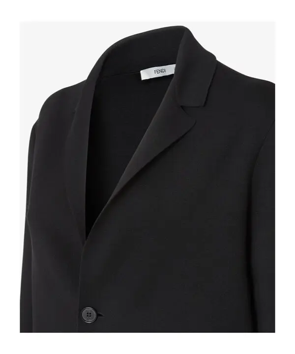 Fendi Wool Piqué Blazer
