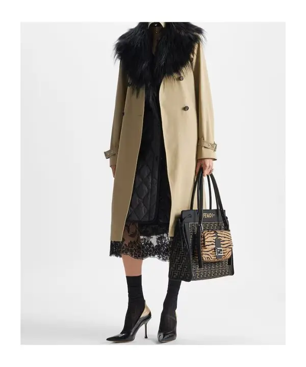 Fendi Peonia Lace Midi Skirt